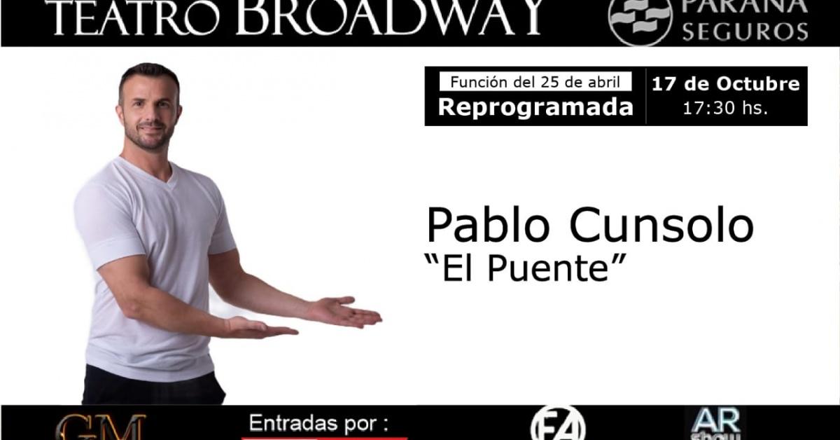 Pablo Cunsolo estrena “El Puente”