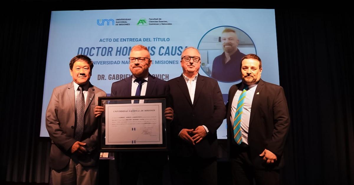 Misiones: Reconocieron al doctor Rabinovich