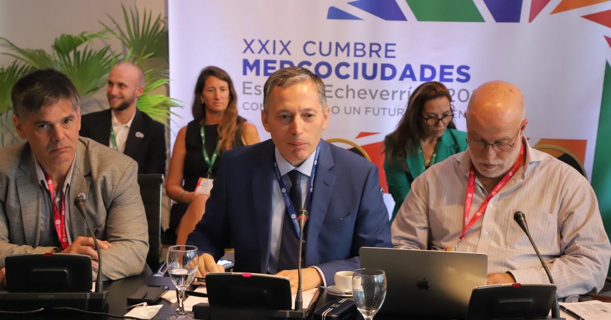 Fernando Gray lidera la 29ª Cumbre de Mercociudades en Esteban Echeverría
