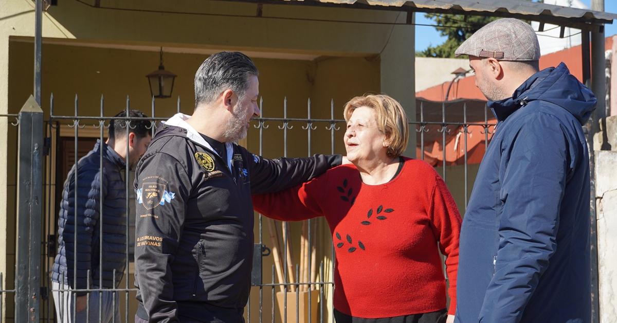 Merlo: Gustavo Menéndez supervisó obras de pavimento reticulado en ...